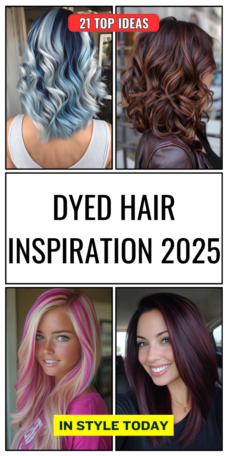 21 Stunning Dyed Hair Inspirations for 2025 to Transform Your Look ...