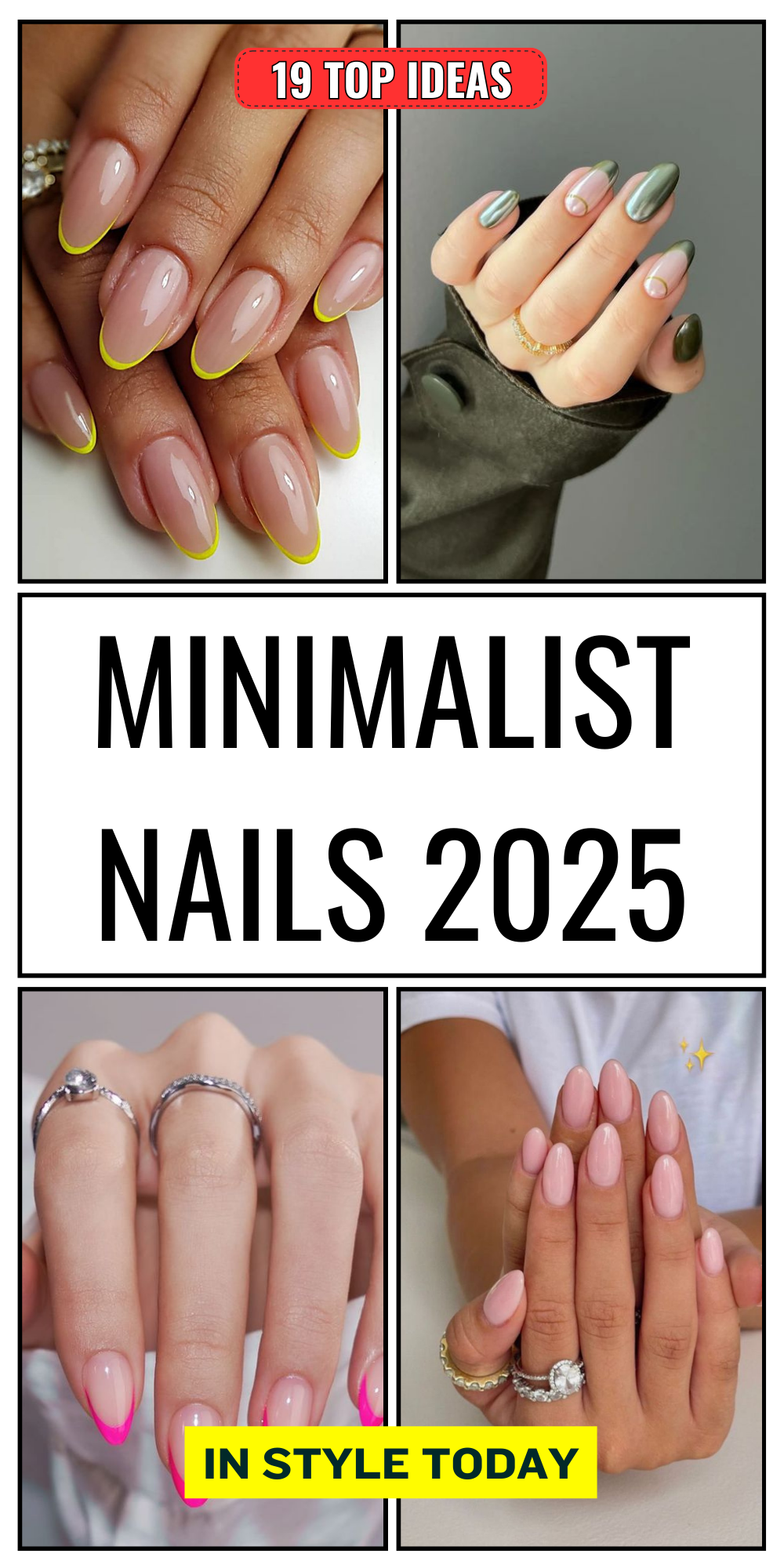 19 Minimalist Nails 2025: Stylish Ideas for Trendy and Elegant ...
