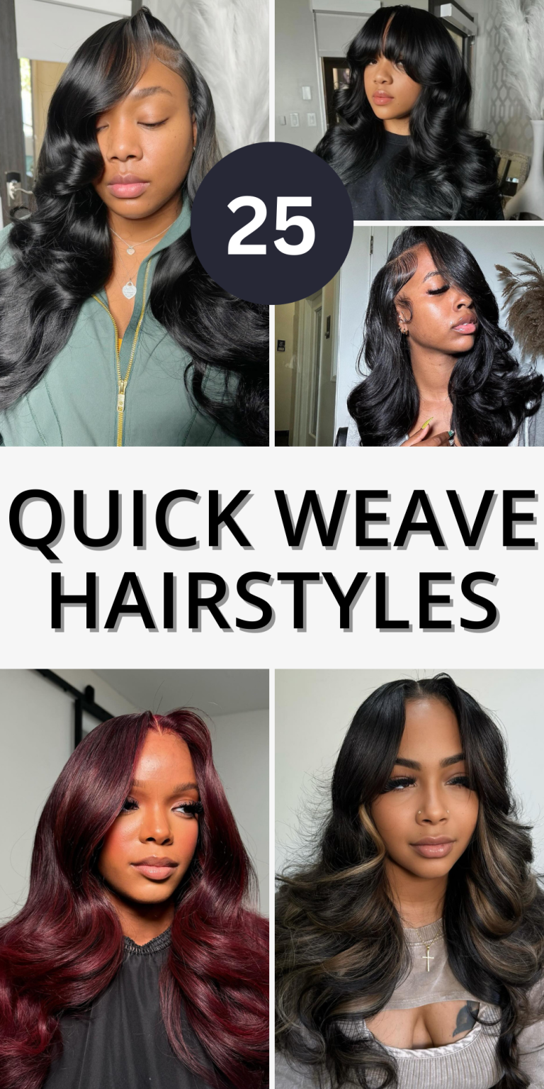 25 Stunning Quick Weave Hairstyles You’ll Want to Try Right Now ...