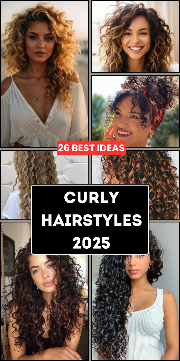 26 Curly Hairstyles 2025: Stunning Ideas for Gorgeous Curls! - divagaze.com