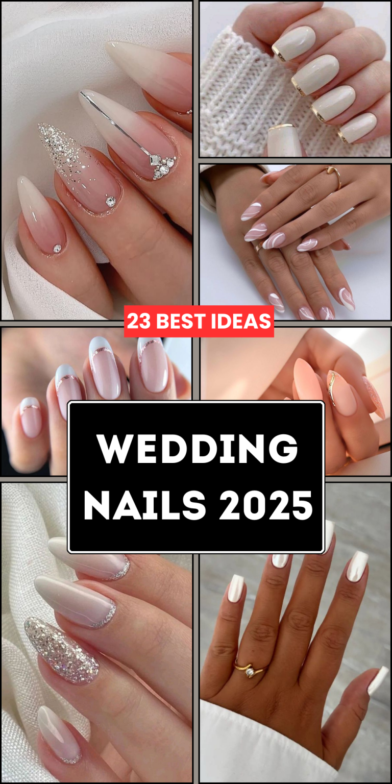 23 Stunning Wedding Nails Ideas 2025 to Complete Your Bridal Look ...