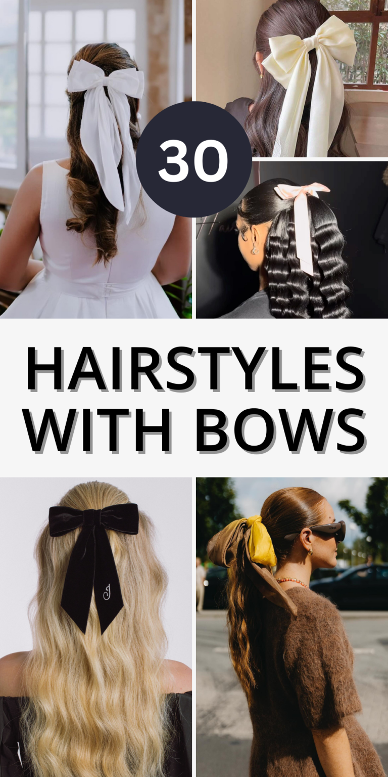 30 Charming Hairstyles with Bows: Add Elegance, Fun, and Style to Your ...