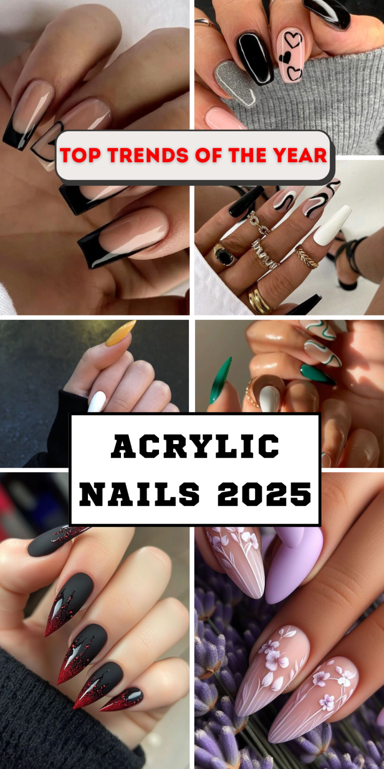 23 Acrylic Nails Ideas 2025: Trendy Designs for Every Occasion and ...