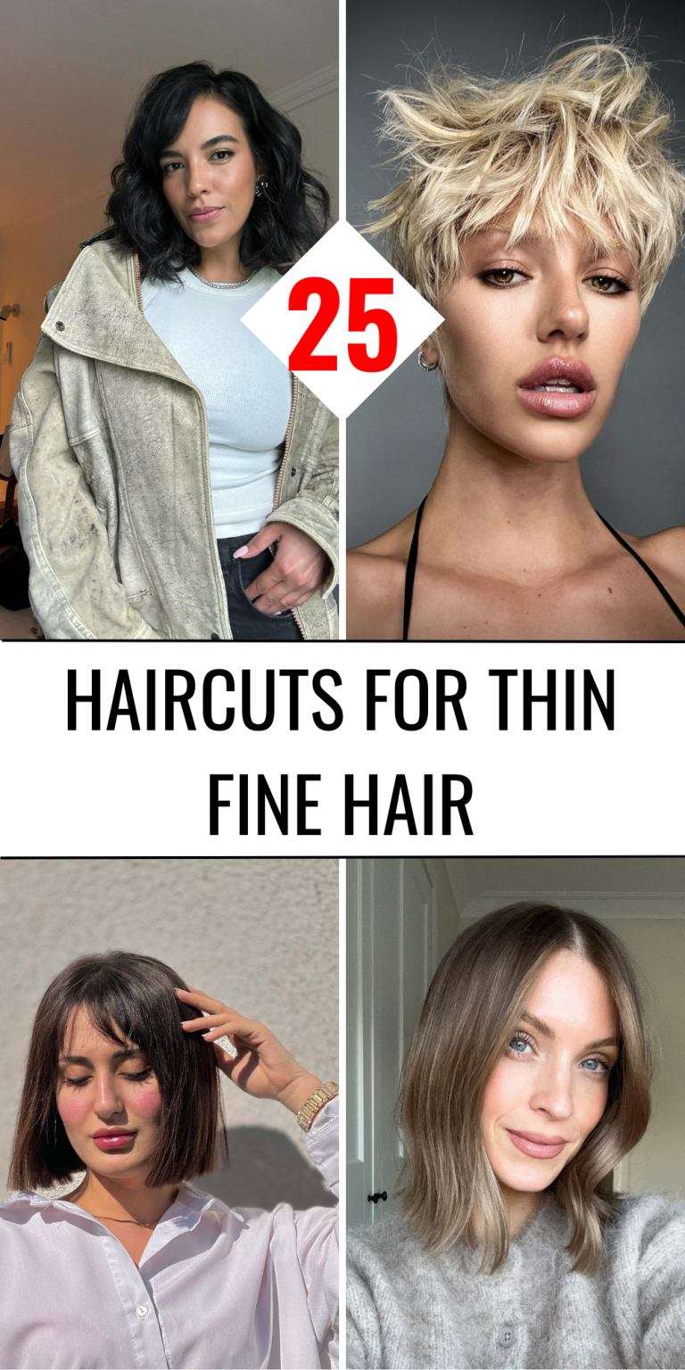 25 Haircuts for Thin Fine Hair: Volumizing and Stylish Ideas for Short ...