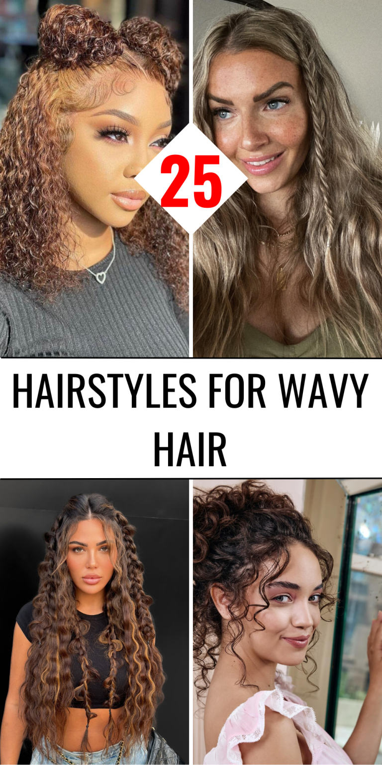 25 Stunning Hairstyles for Wavy Hair to Elevate Your Look Every Day - divagaze.com