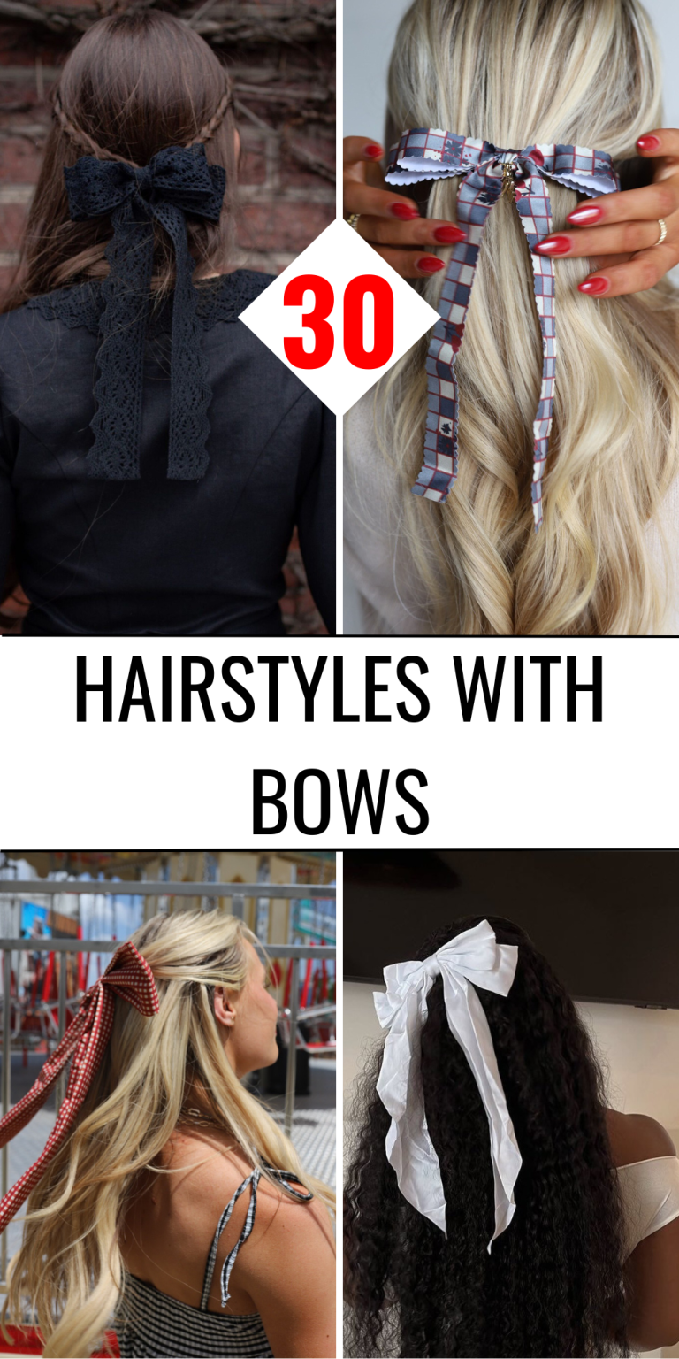30 Charming Hairstyles with Bows: Add Elegance, Fun, and Style to Your ...