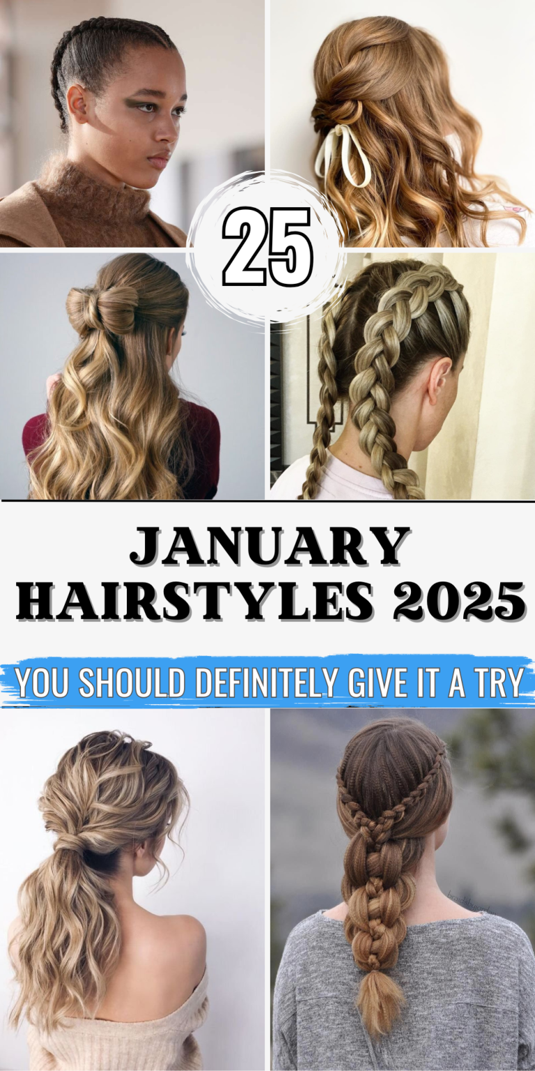 25 January Hairstyles 2025: Trendy Ideas to Start the Year in Style ...
