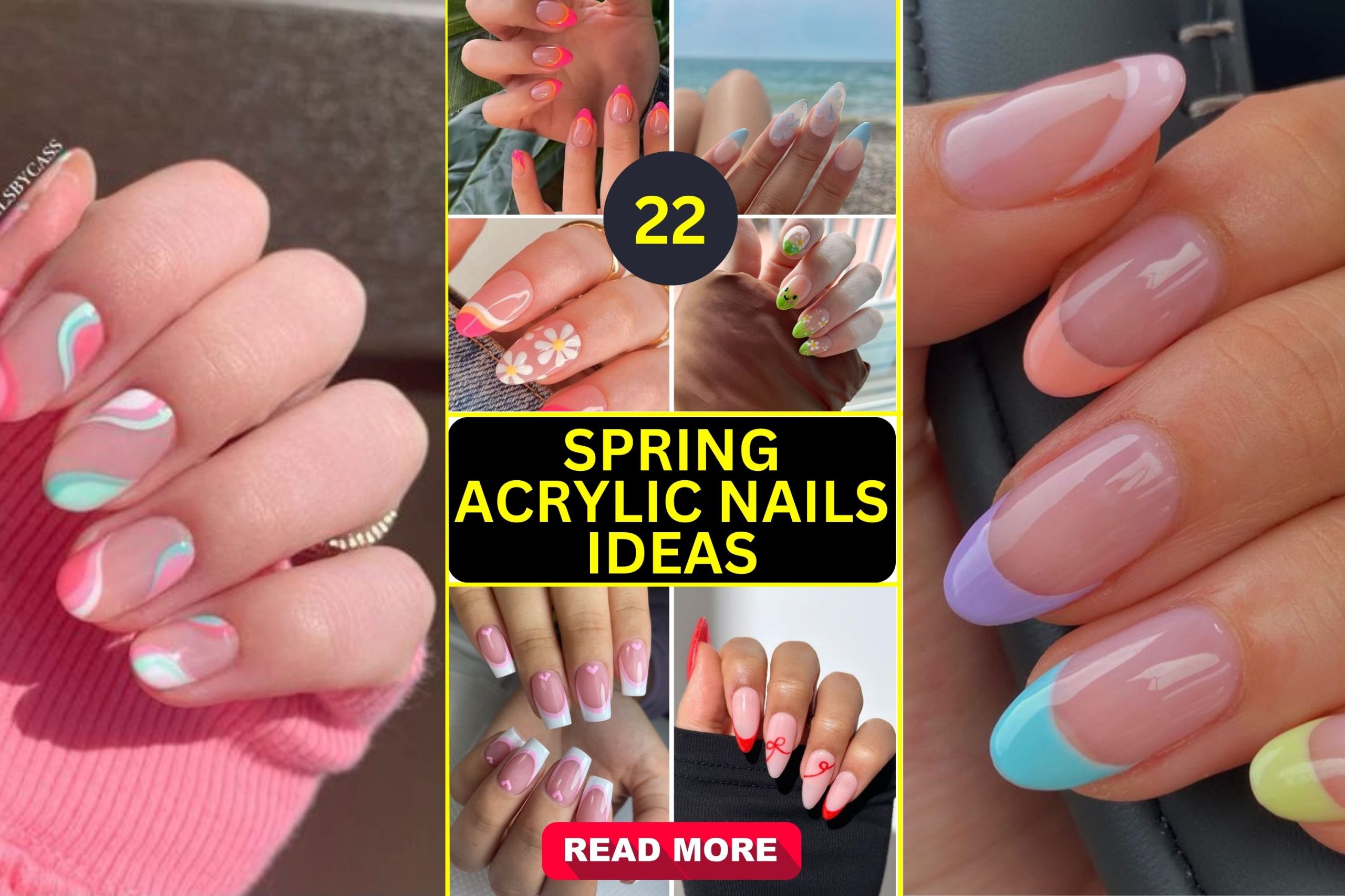 22 Spring Acrylic Nails Ideas to Spark Your Creativity This Season ...