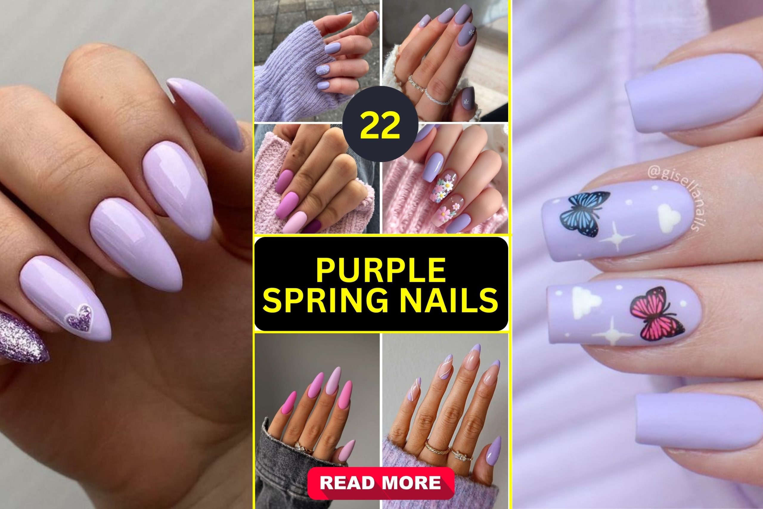 22 Purple Spring Nails: Trendy Designs to Brighten Your Look - divagaze.com
