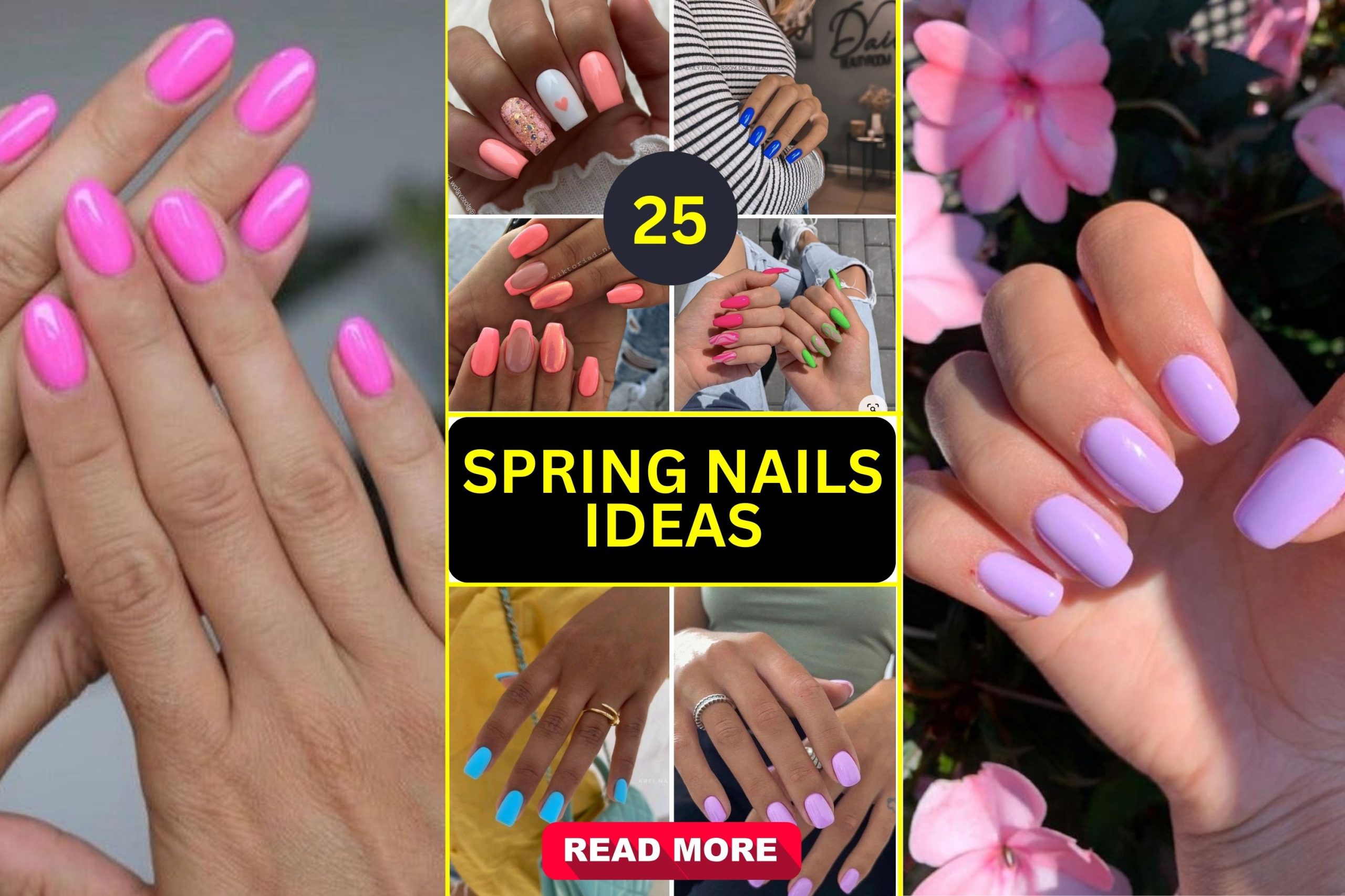 25 Spring Nails Ideas That Will Refresh Your Look – Simple, Cute, and ...