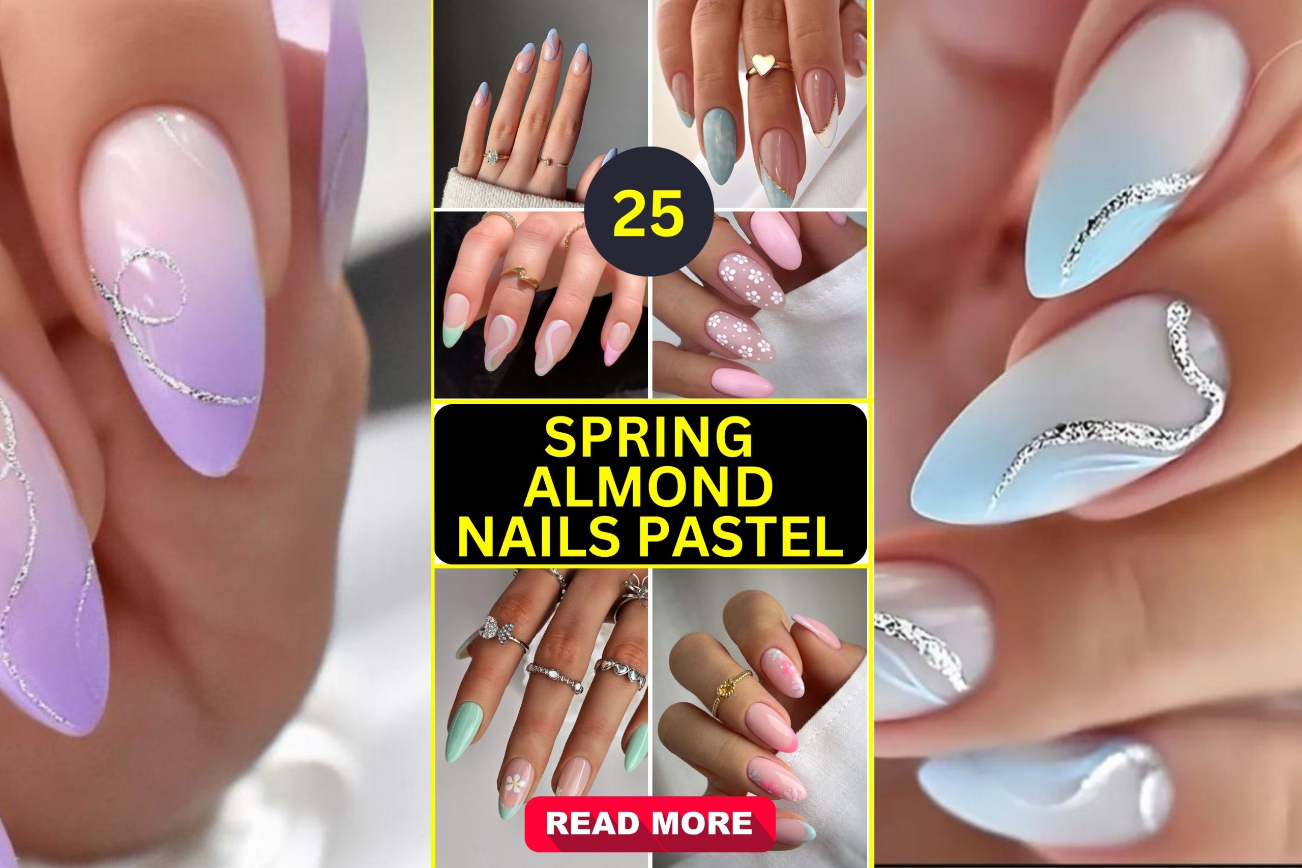 25 Stunning Spring Almond Nails Pastel Designs to Inspire Your Next ...