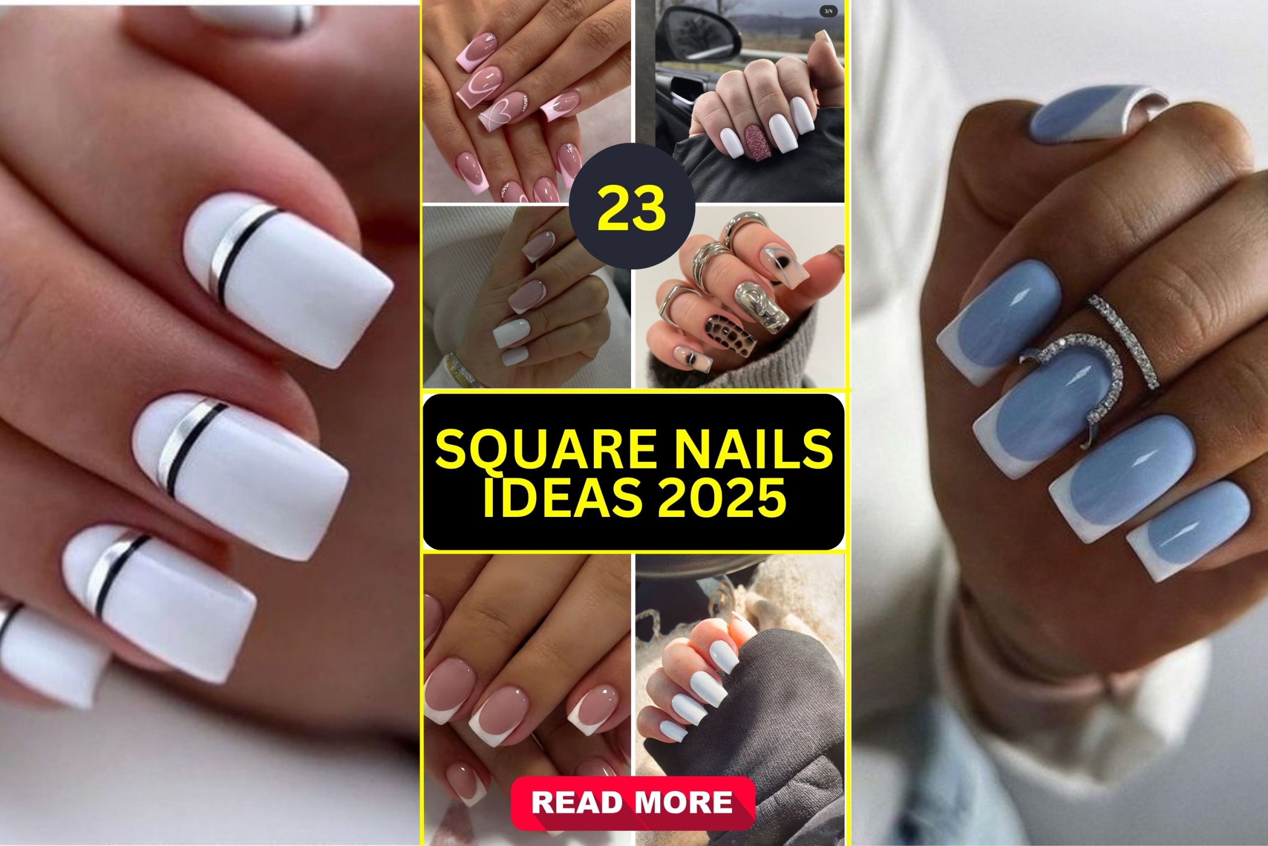 23 Stunning Square Nails Ideas 2025 – Perfect Looks for Every Season ...