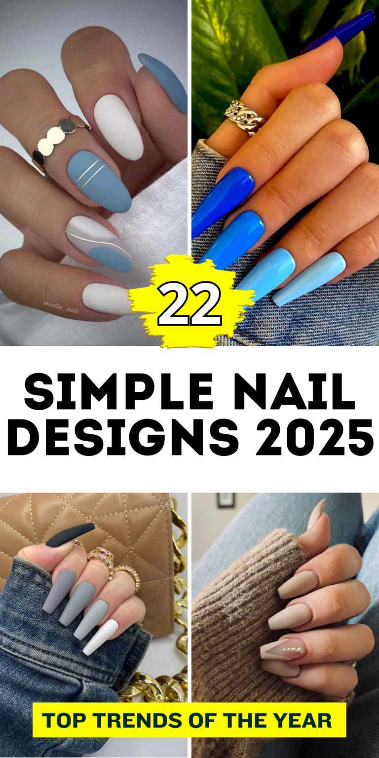 22 Simple Nail Designs 2025: Trendy and Classy Ideas for Every Occasion ...
