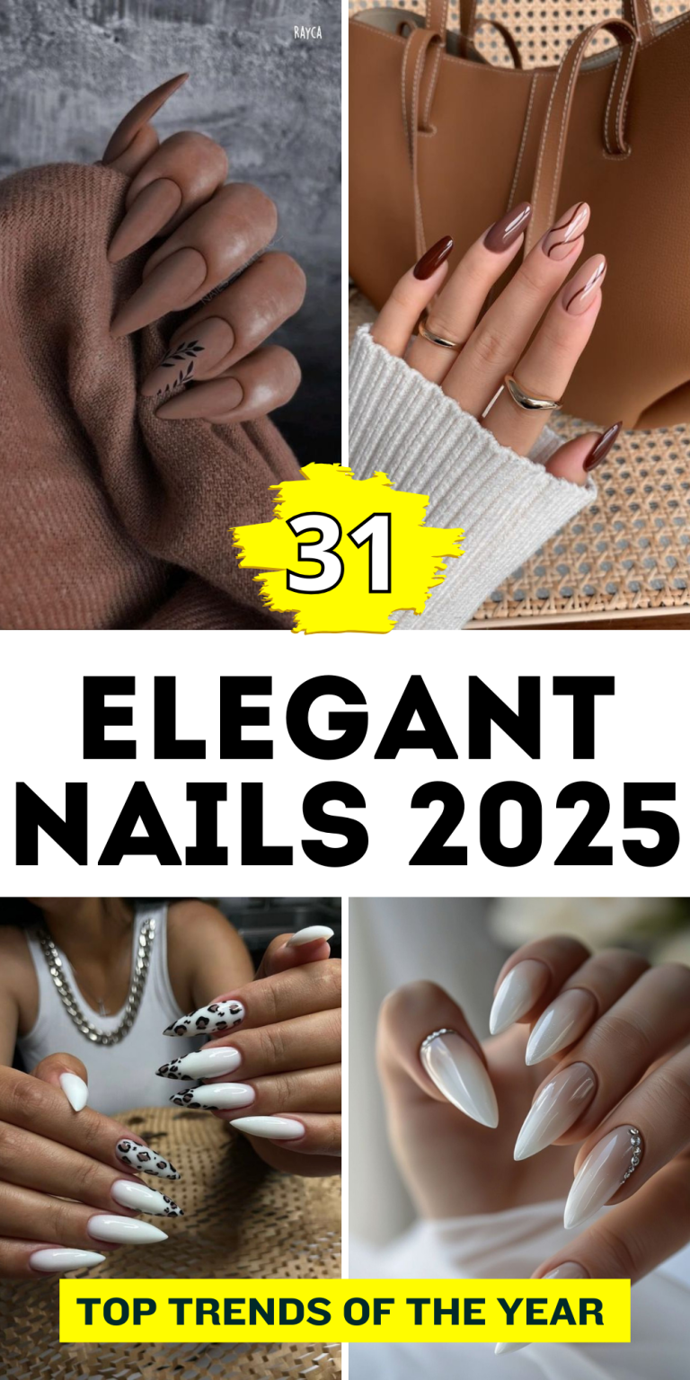 31 Elegant Nails Ideas 2025: Stunning Designs for Every Occasion and ...