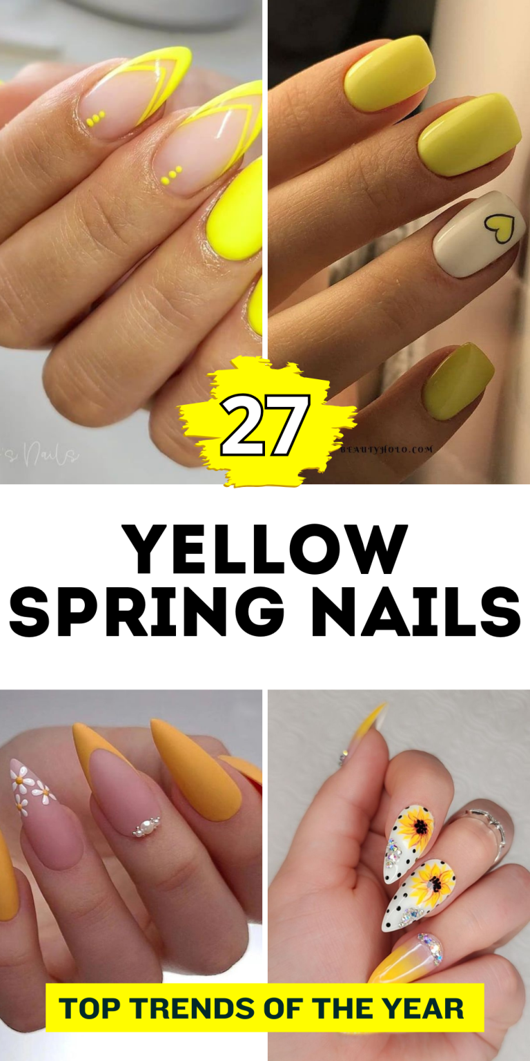 27 Yellow Spring Nails: Bright and Stylish Ideas for Trendy Manicures ...