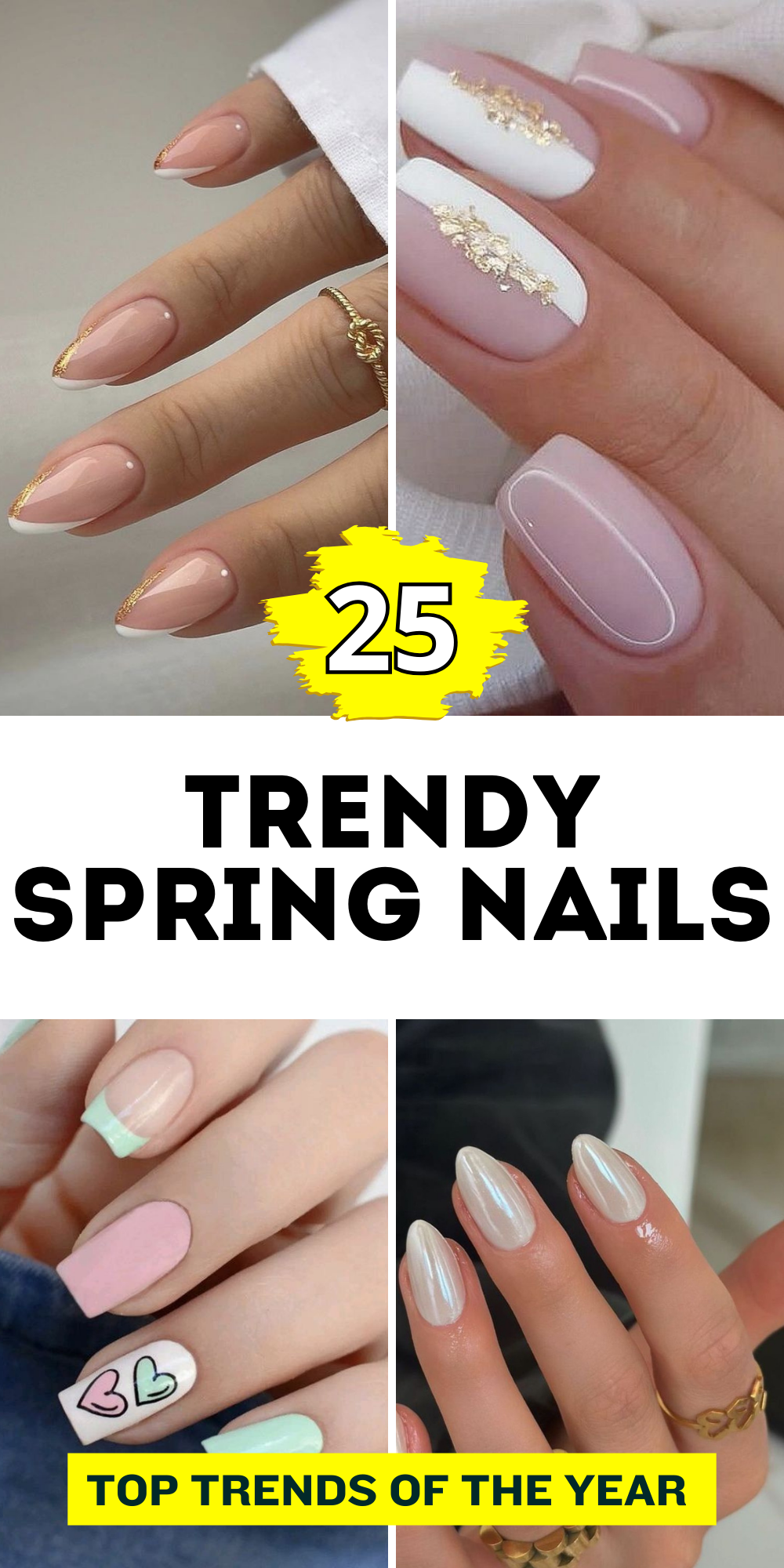 25 Trendy Spring Nails Ideas to Elevate Your Style - divagaze.com
