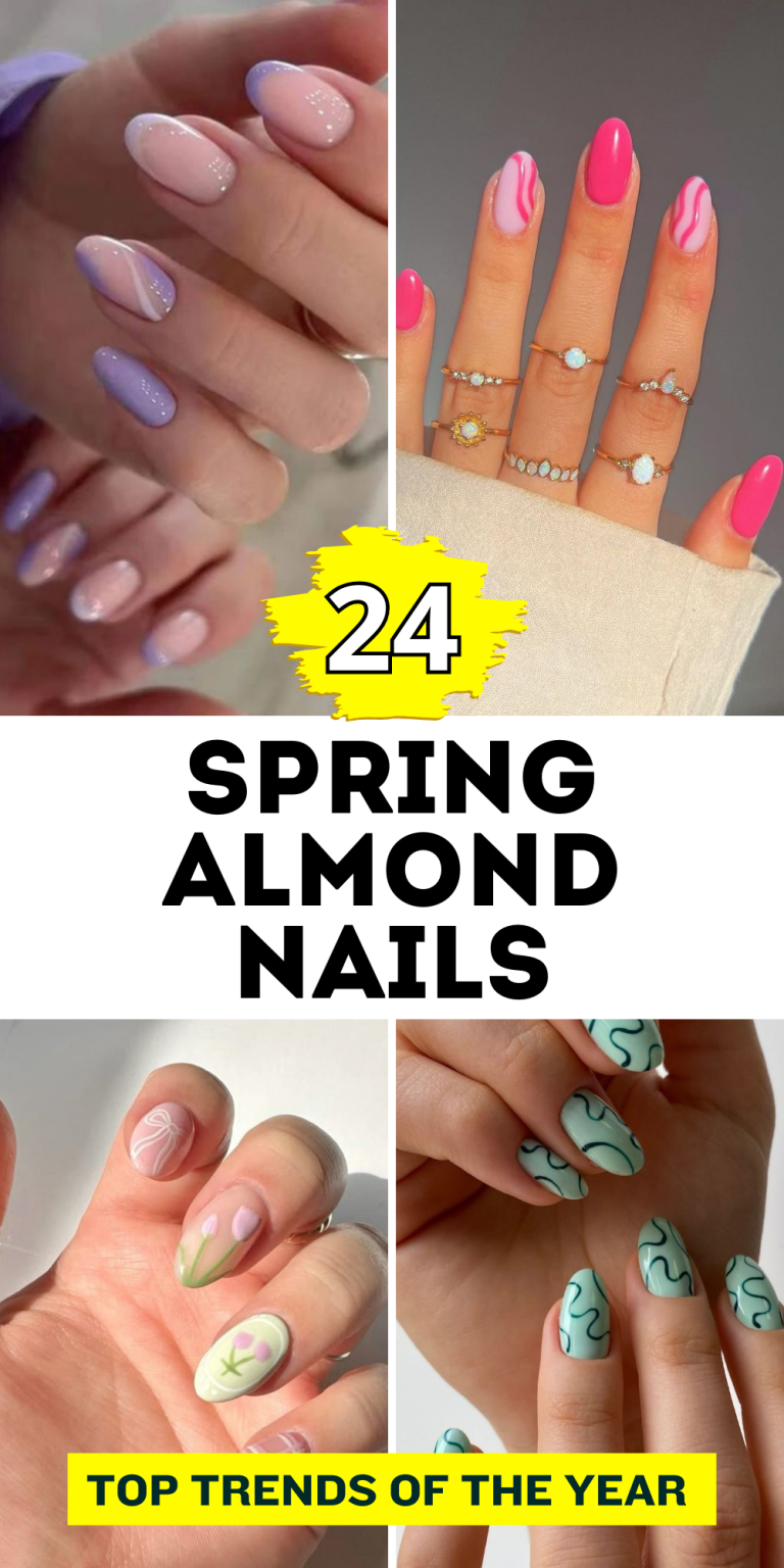 24 Spring Almond Nails Ideas to Freshen Up Your Look – Must-Try Designs ...