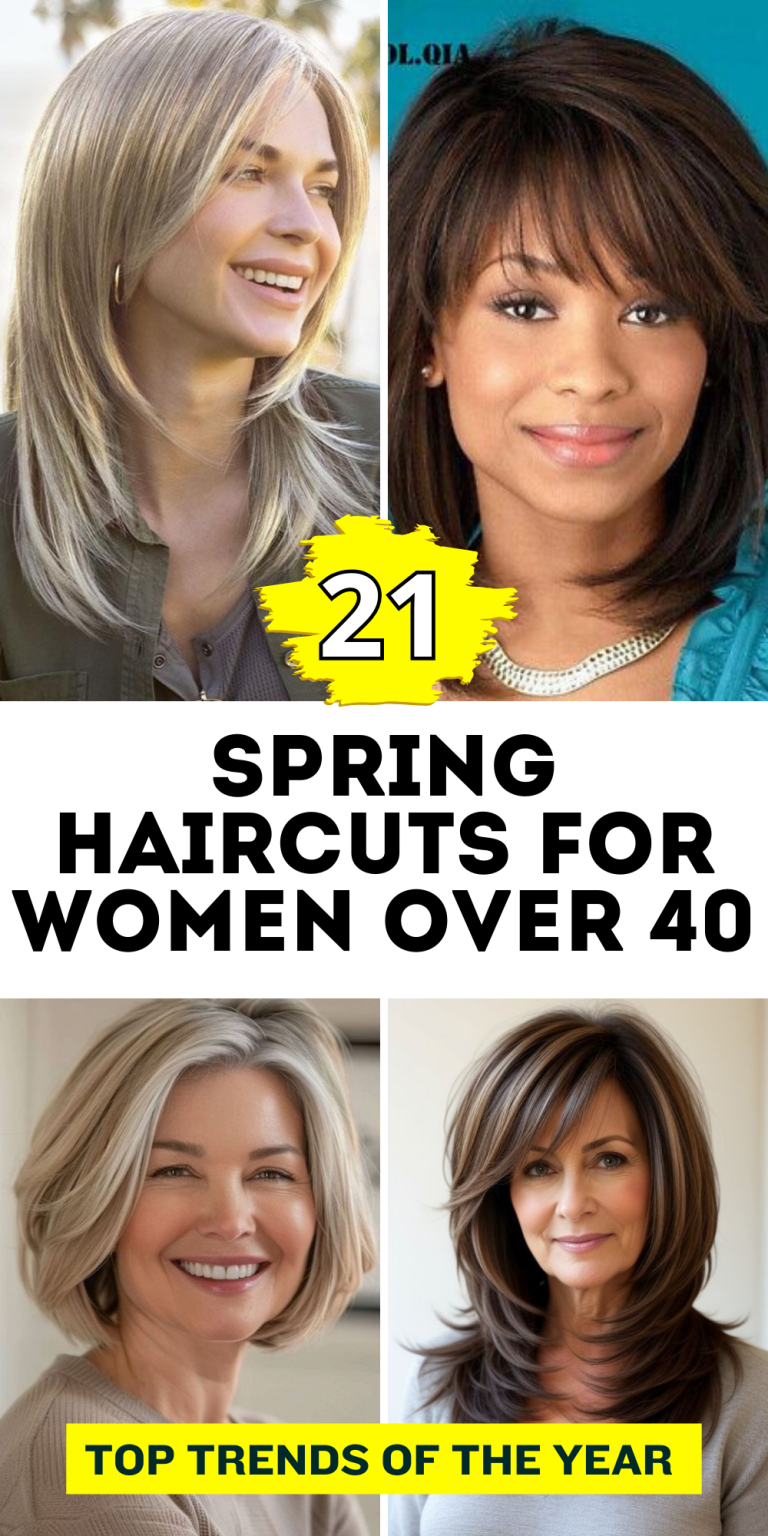 21 Stunning Spring Haircuts for Women Over 40 to Refresh Your Look ...