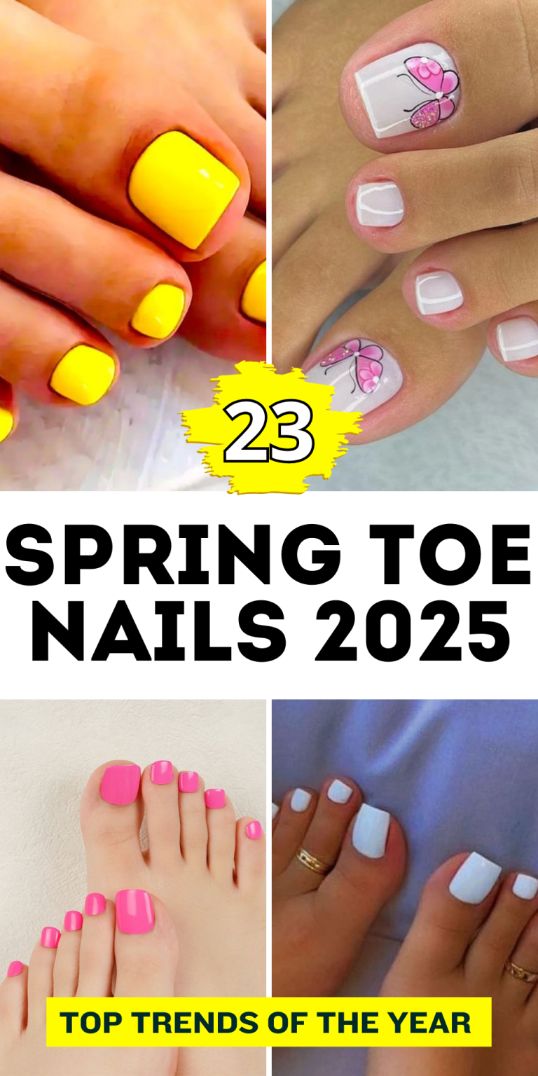 23 Spring Toe Nails 2025: Stunning Trends and Designs for a Fresh Look ...