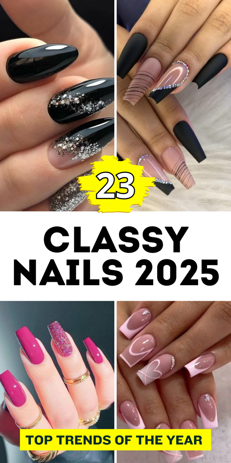 23 Classy Nails Ideas 2025: Elegant and Trendy Designs for Every ...