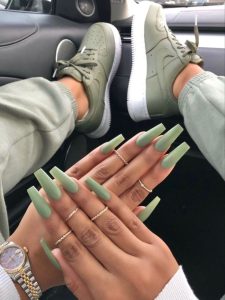 23 Green Spring Nails: Stunning Ideas to Refresh Your Look This Season ...