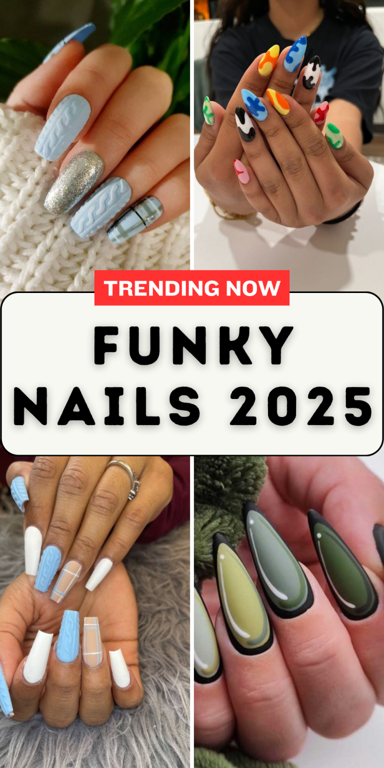 25 Funky Nails Ideas 2025: Creative and Trendy Nail Designs to Elevate ...