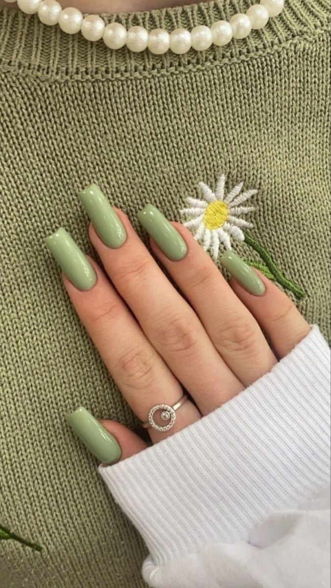 23 Green Spring Nails: Stunning Ideas to Refresh Your Look This Season ...
