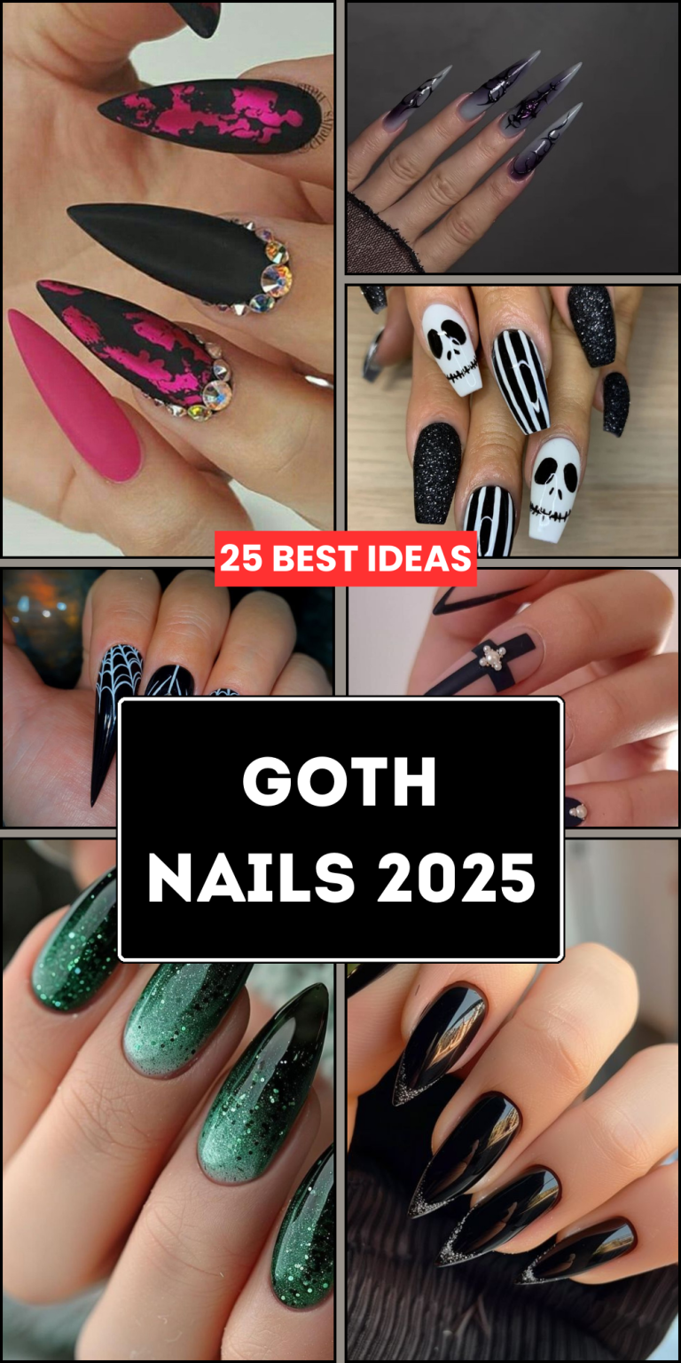 25 Goth Nails Ideas 2025: Bold and Unique Designs for Your Perfect ...