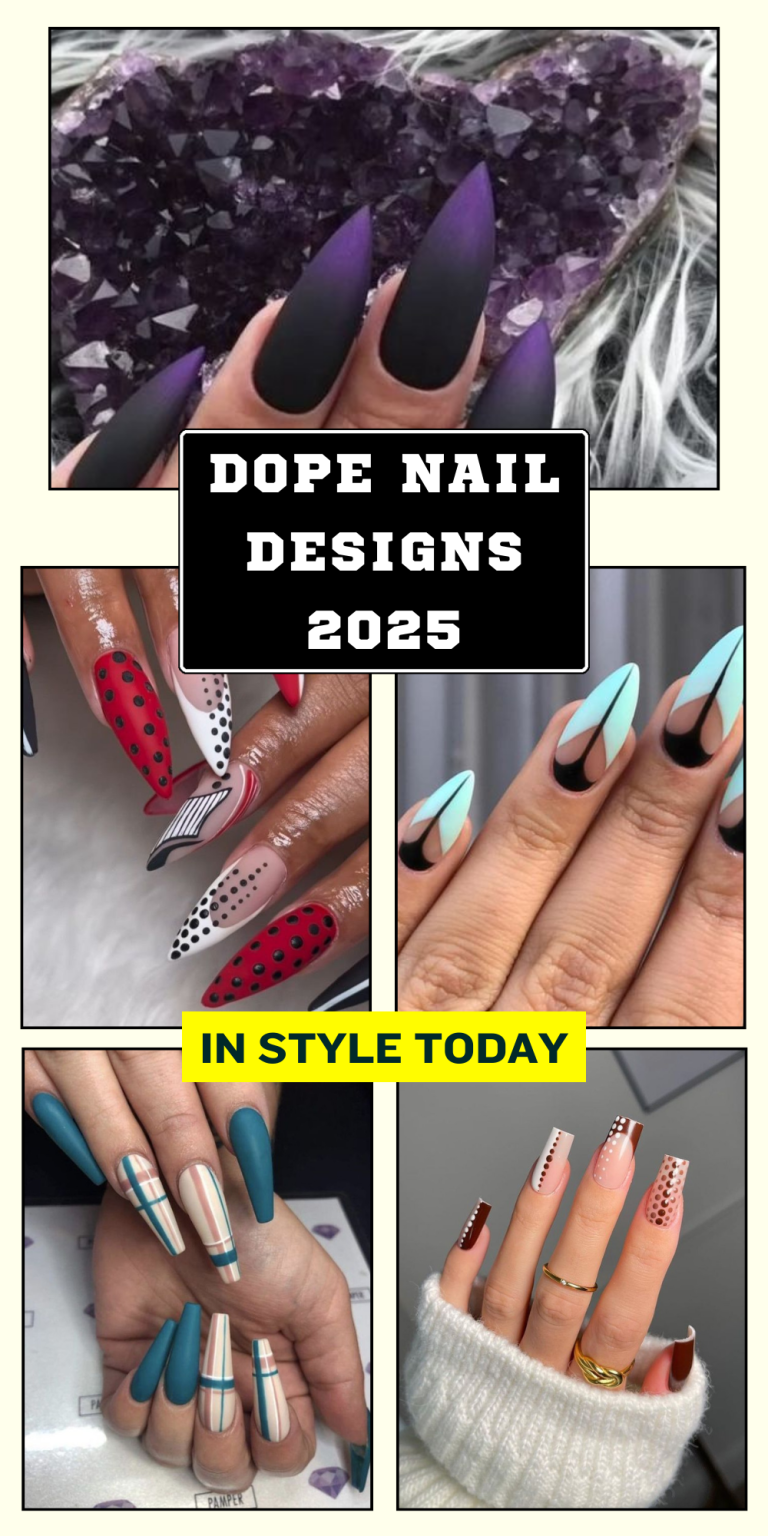 23 Dope Nail Designs Ideas 2025: Trendy Styles for Every Season and ...