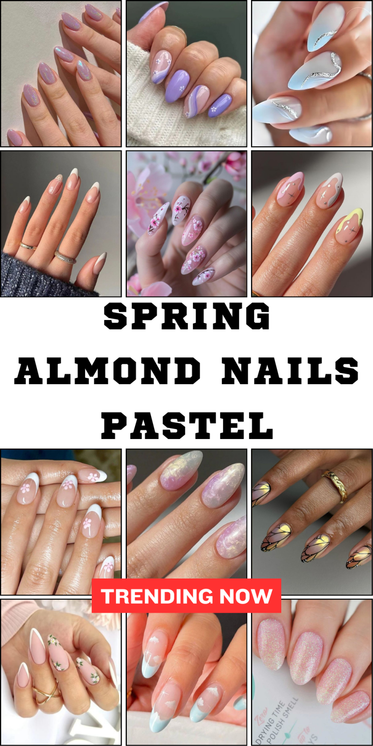 25 Stunning Spring Almond Nails Pastel Designs to Inspire Your Next ...