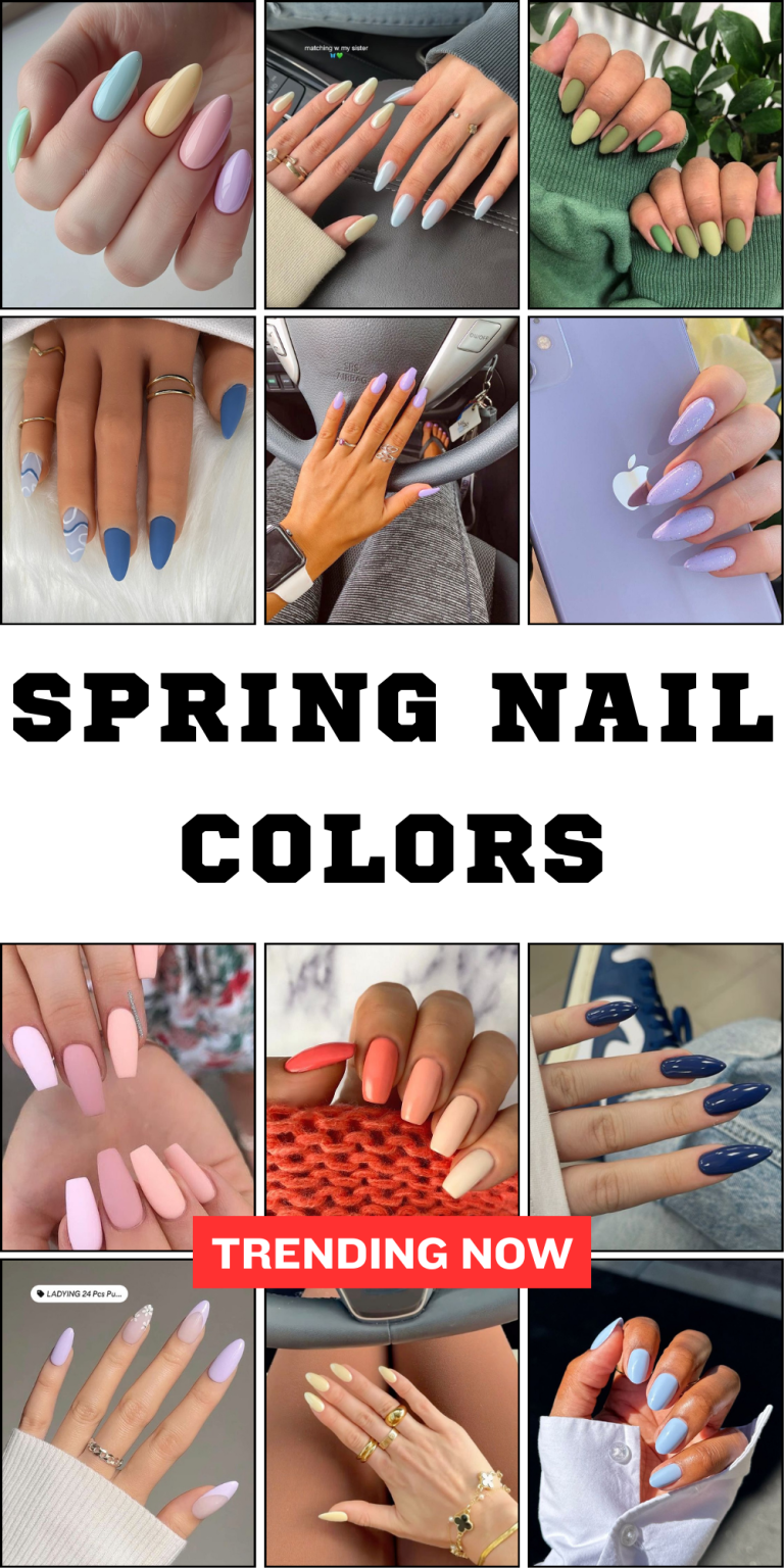 24 Spring Nail Colors: Cute, Trendy Designs and Fresh Ideas for Gel ...