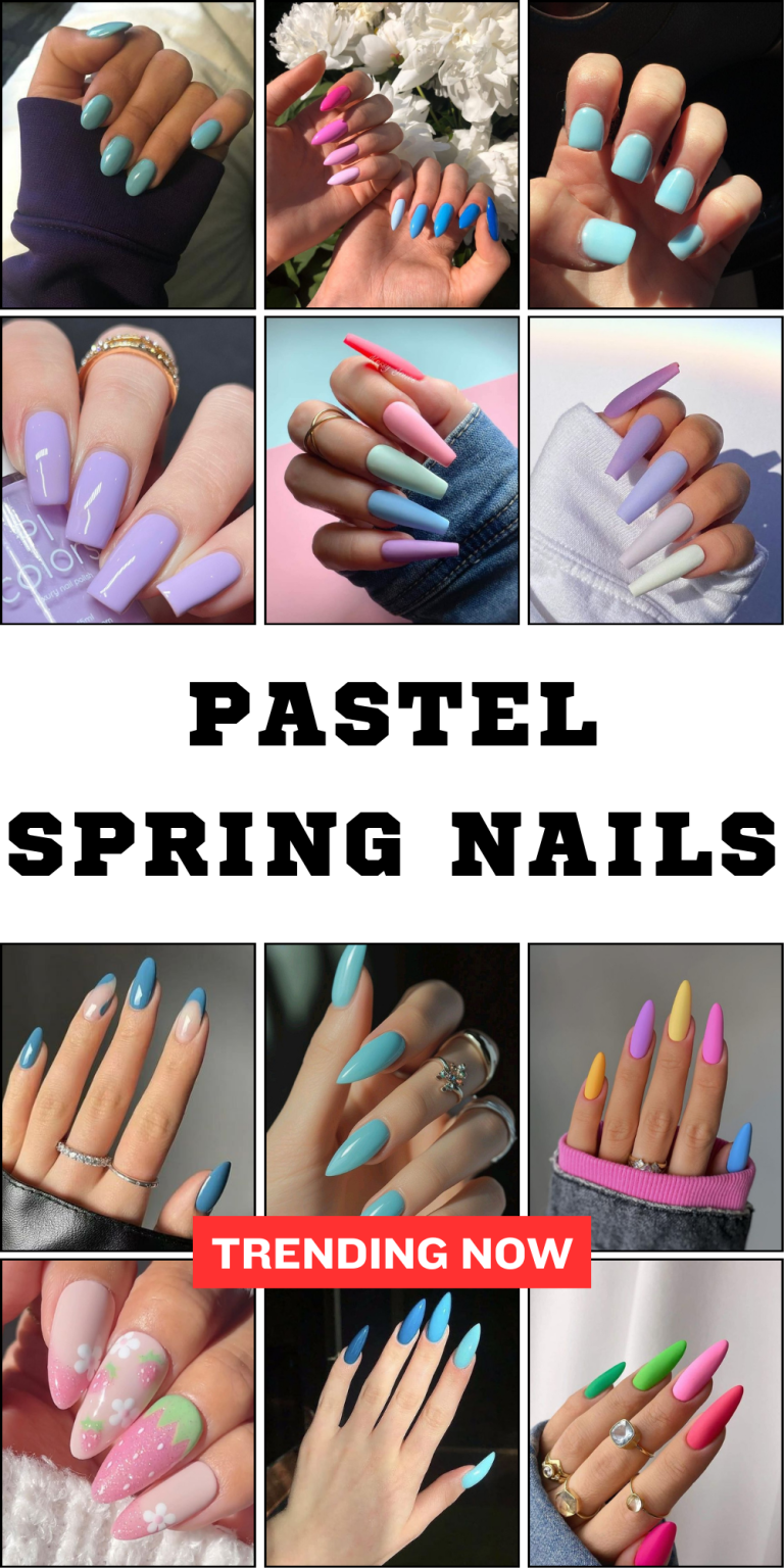 28 Pastel Spring Nails: Fresh and Stylish Manicure Ideas for a Trendy ...