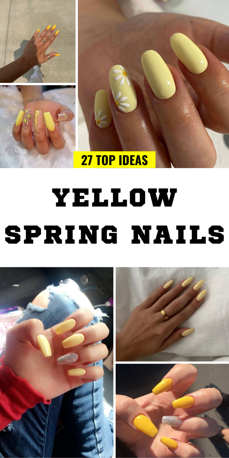27 Yellow Spring Nails: Bright and Stylish Ideas for Trendy Manicures ...