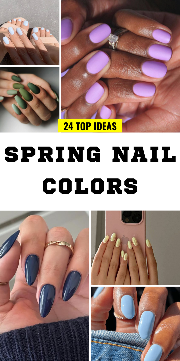 24 Spring Nail Colors: Cute, Trendy Designs and Fresh Ideas for Gel ...