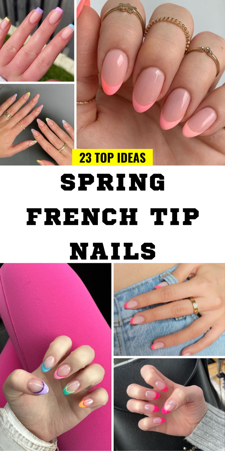 23 Spring French Tip Nails That Will Inspire Your Manicure Trends ...