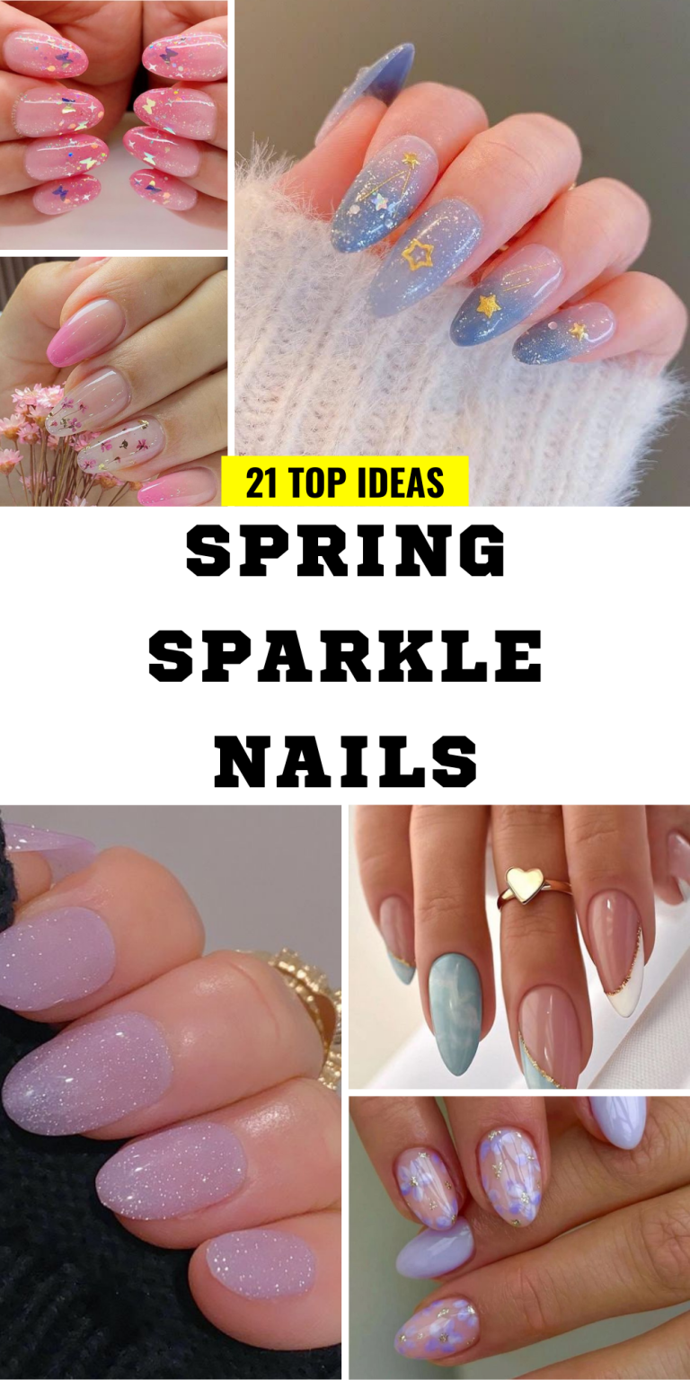 21 Spring Sparkle Nails to Shine Bright This Season - divagaze.com
