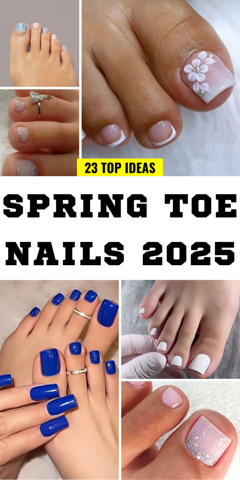 23 Spring Toe Nails 2025: Stunning Trends and Designs for a Fresh Look ...