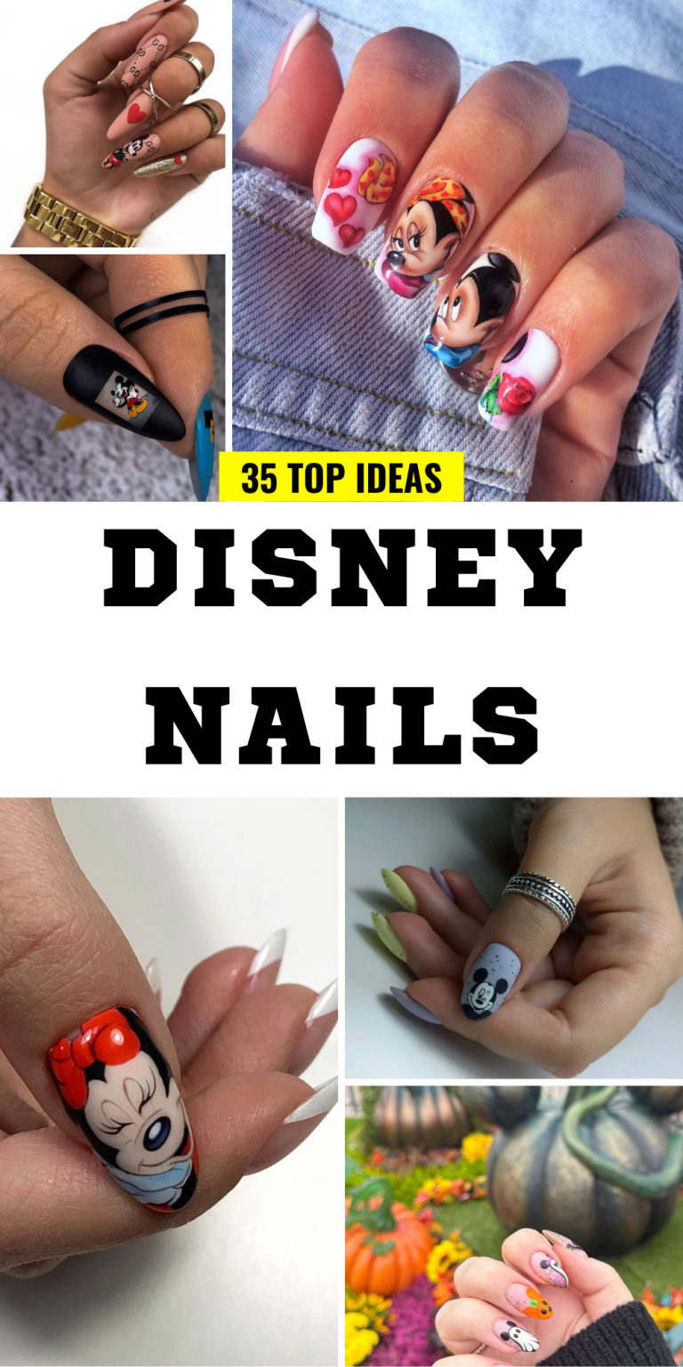 35 Disney Nails: Magical Ideas for Nail Art with Your Favorite ...