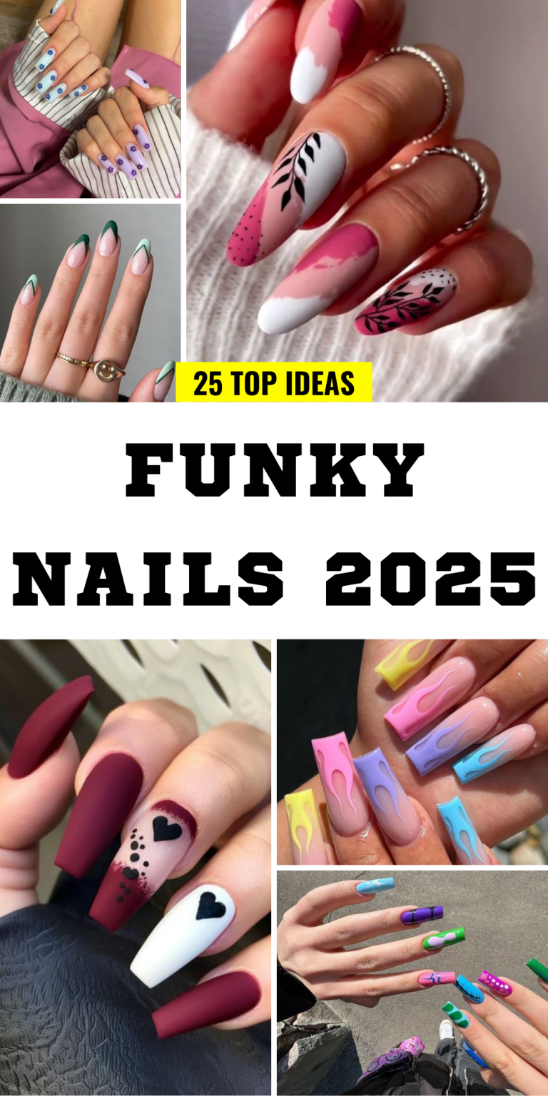 25 Funky Nails Ideas 2025: Creative and Trendy Nail Designs to Elevate ...
