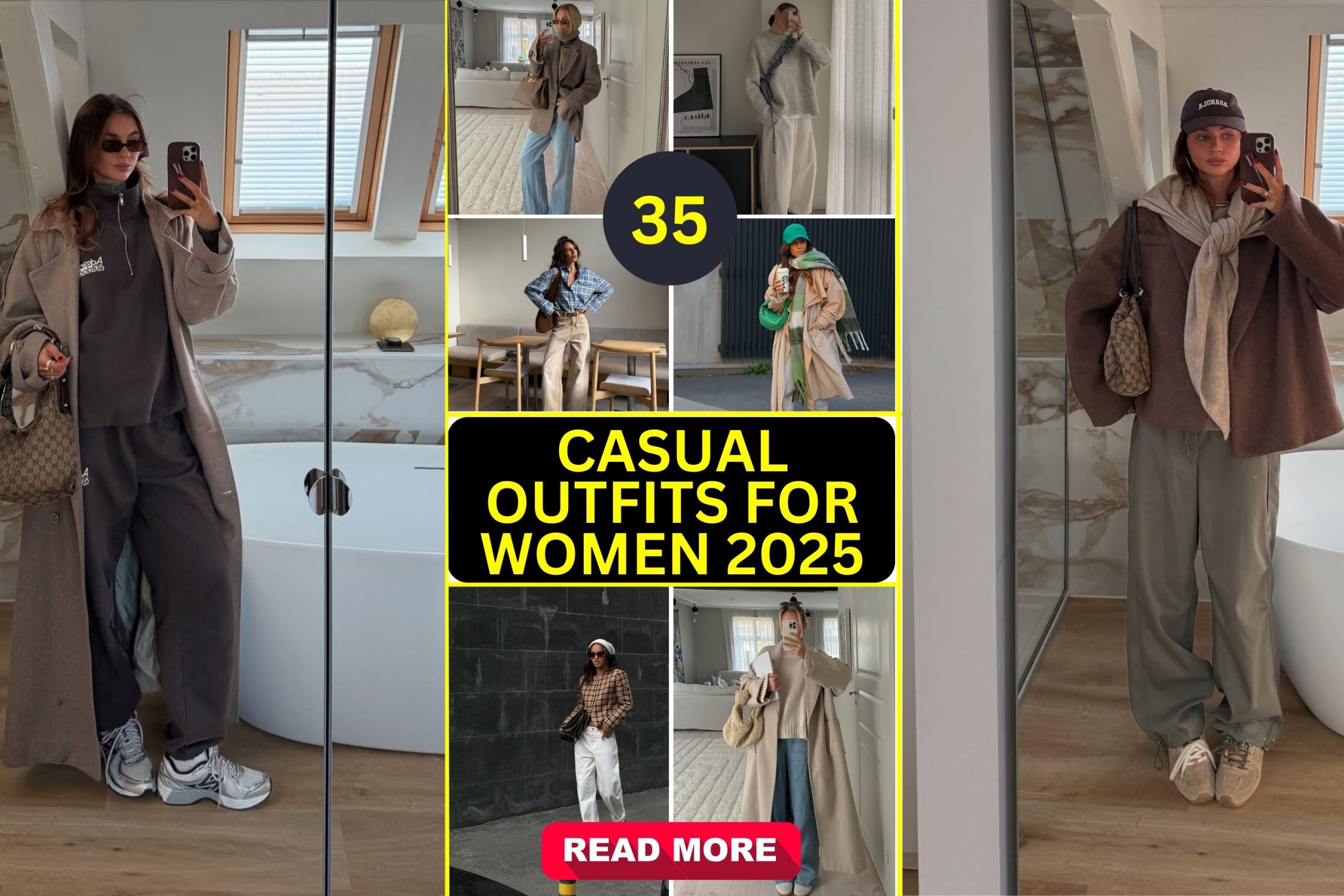 35 Casual Outfits for Women 2025: Trendy, Business and Everyday Looks ...