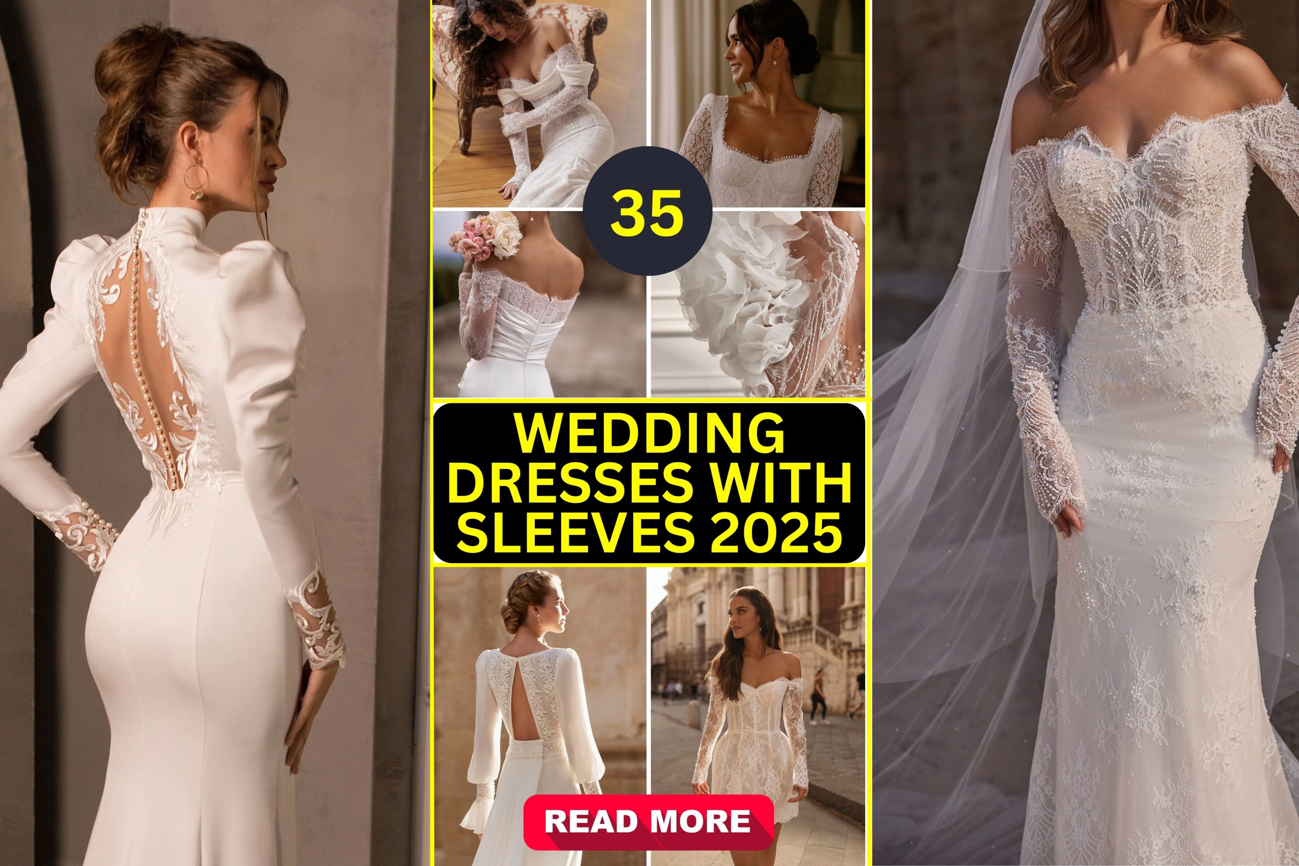 35 Wedding Dresses with Sleeves 2025: Timeless Elegance and Modern ...