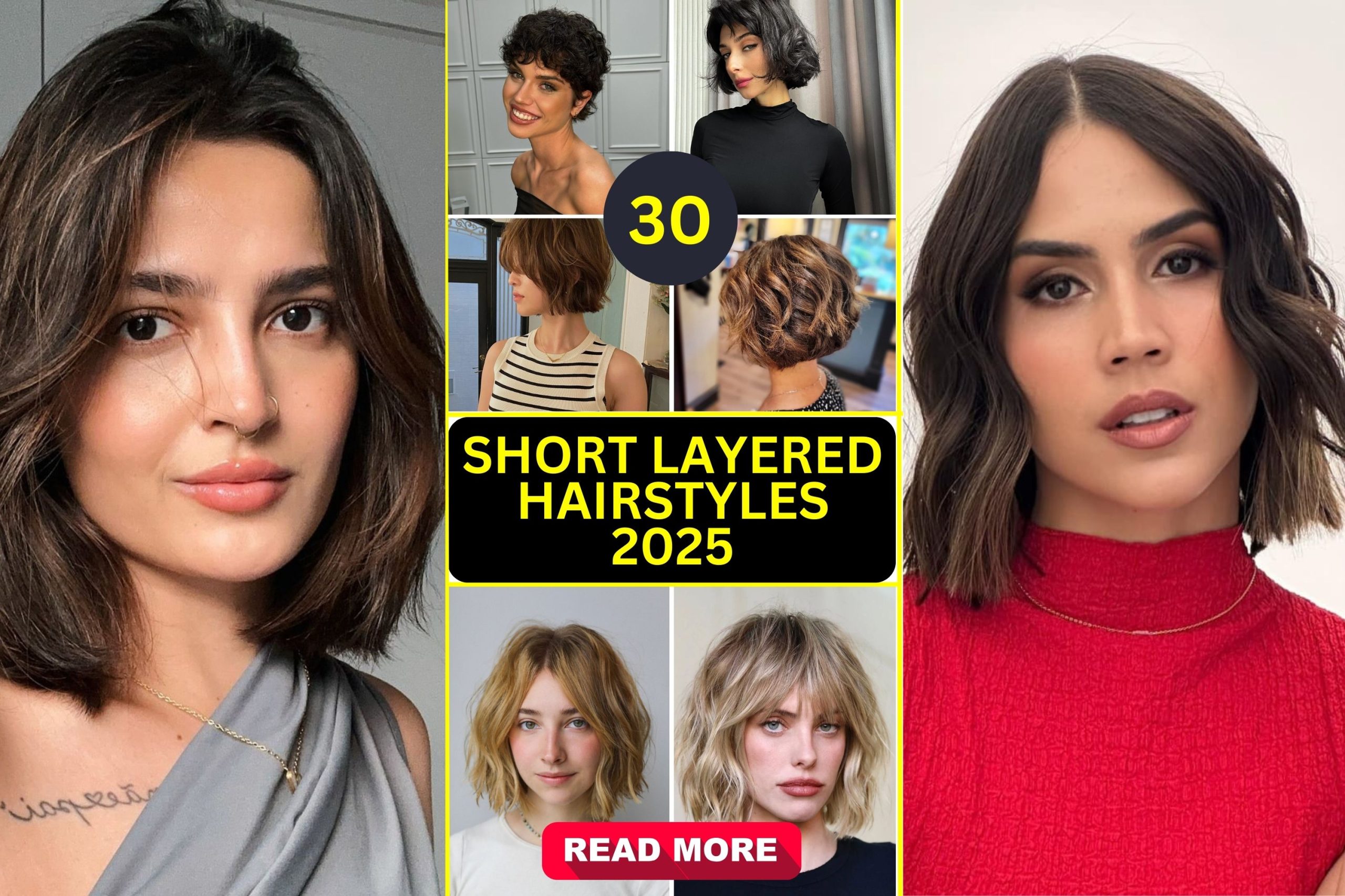 30 Short Layered Hairstyles 2025: Trendy Cuts to Elevate Your Look ...