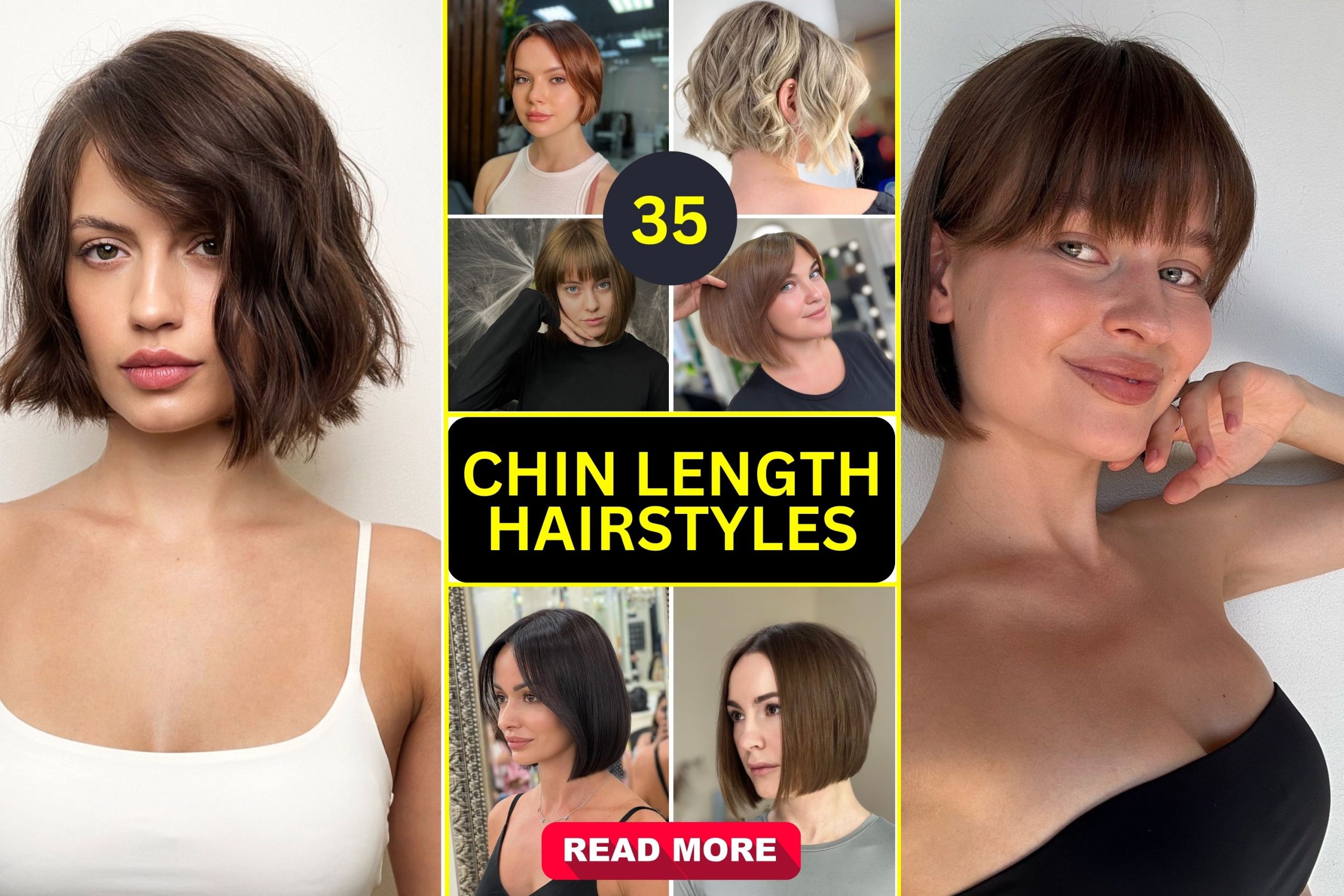 35 Chin Length Hairstyles That Will Transform Your Look – From Sleek to ...