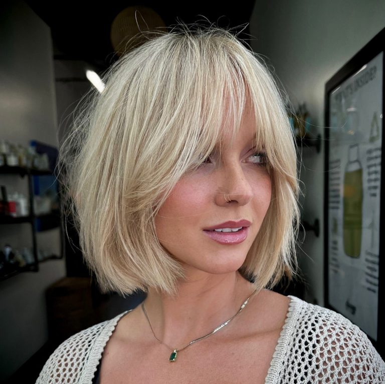 30 Bob Haircut with Bangs 2025: The Most Stylish and Trendy Looks for ...