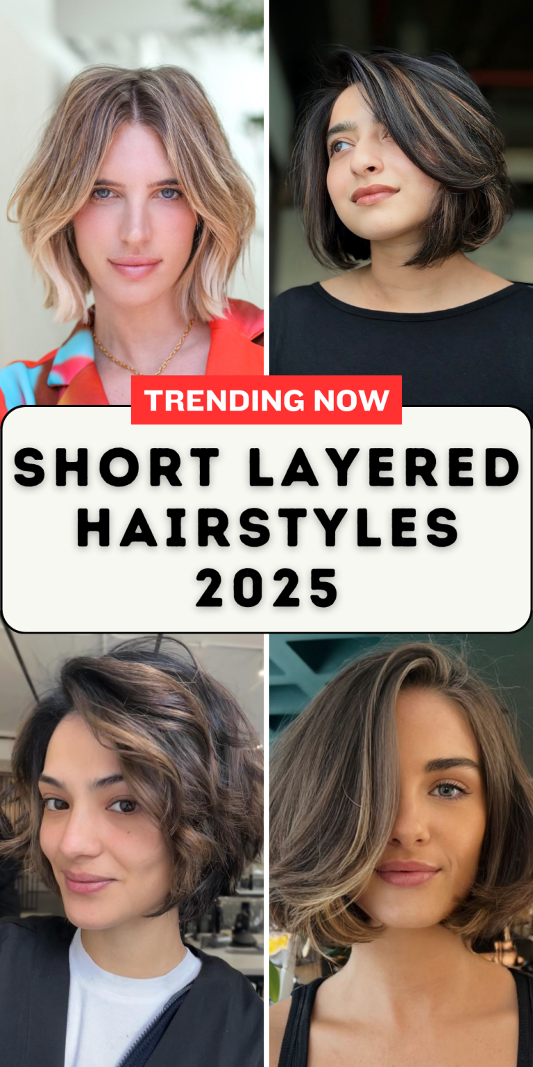 30 Short Layered Hairstyles 2025: Trendy Cuts to Elevate Your Look ...