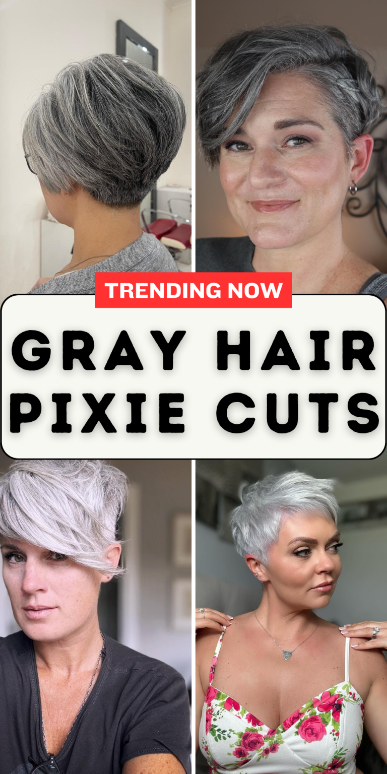 30 Gray Hair Pixie Cuts 2025 That Will Make You Look Stylish, Modern ...