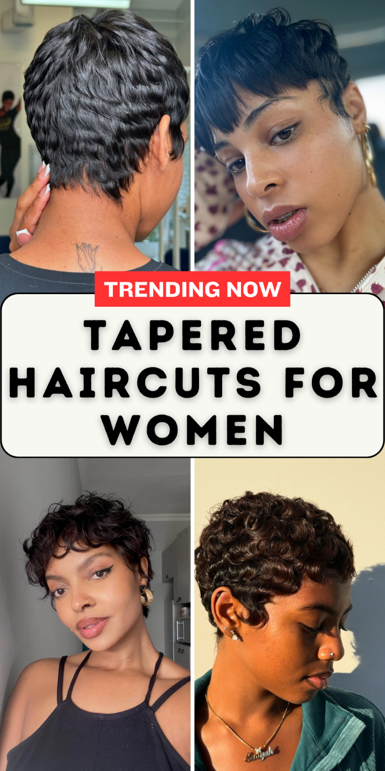 25 Tapered Haircuts 2025 for Women: Stunning Styles to Inspire Your ...