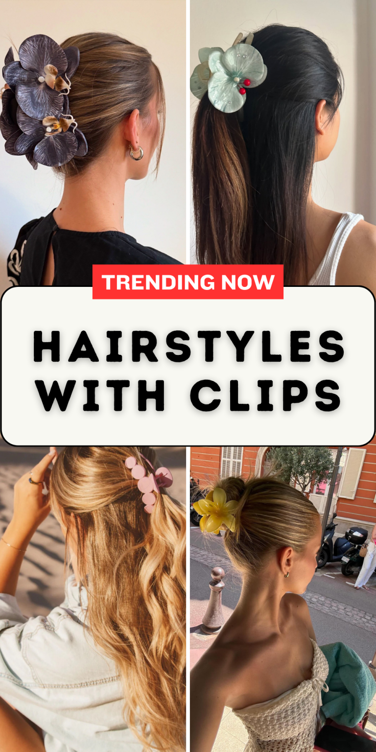 30 Hairstyles with Clips 2025: Trendy, Easy, and Stylish Ideas for ...