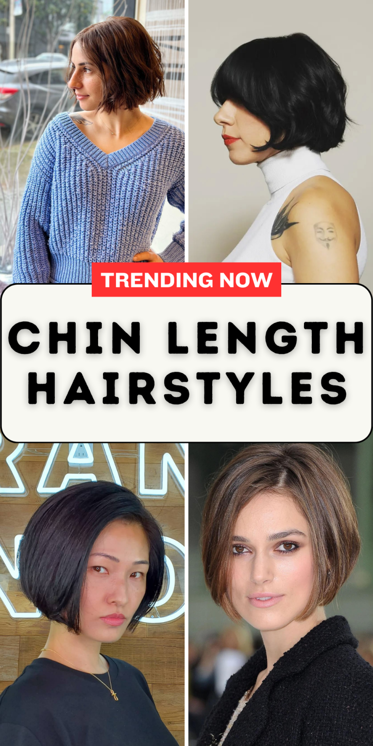 35 Chin Length Hairstyles That Will Transform Your Look – From Sleek to ...