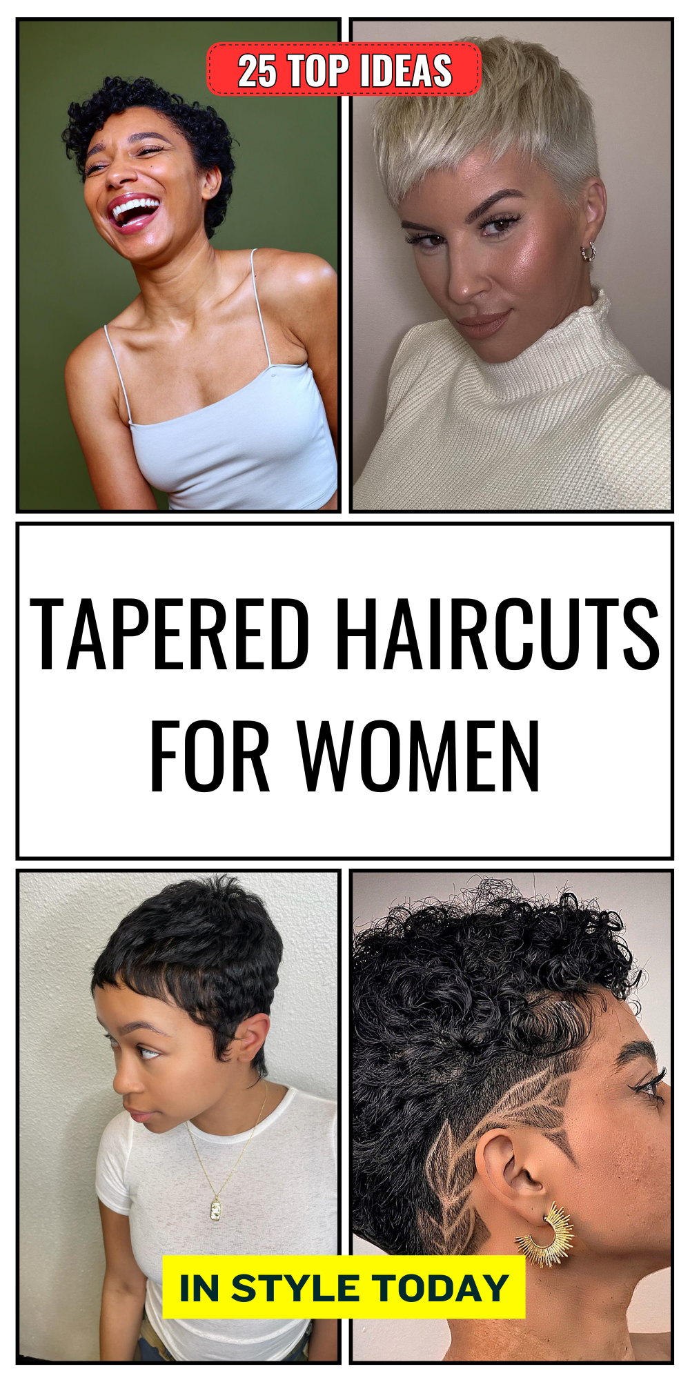 25 Tapered Haircuts 2025 for Women: Stunning Styles to Inspire Your ...